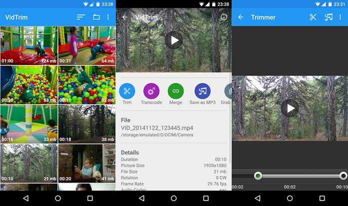 【Descargar VidTrim Pro 】 Una app para editar vídeos muy eficiente